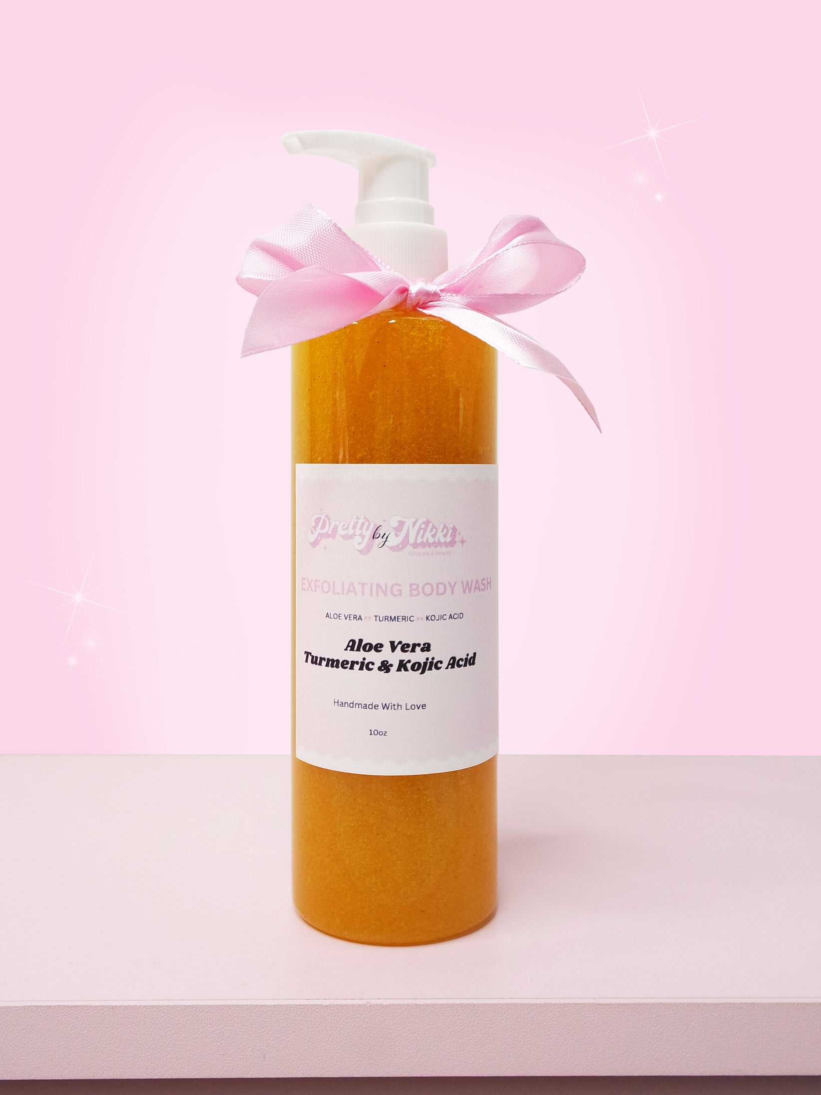 Mildly Exfoliating Turmeric, Aloe & Kojic Acid Body Wash – Pretty By Nikki